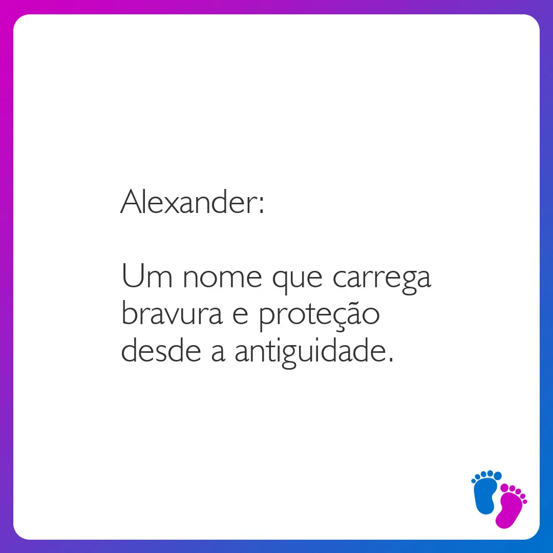 Alexander | Significado, origem e curiosidades do nome