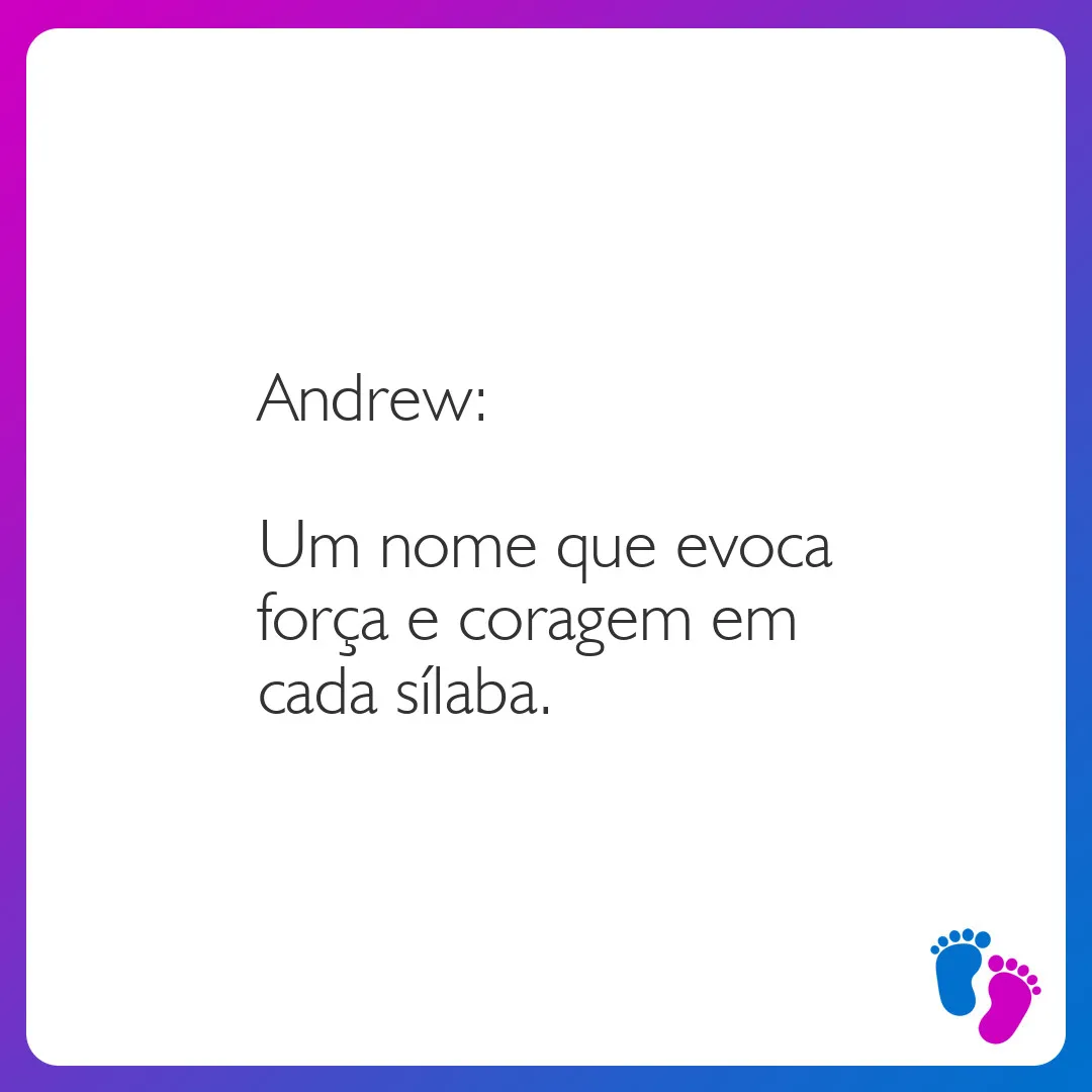 Andrew | Significado, origem e curiosidades do nome