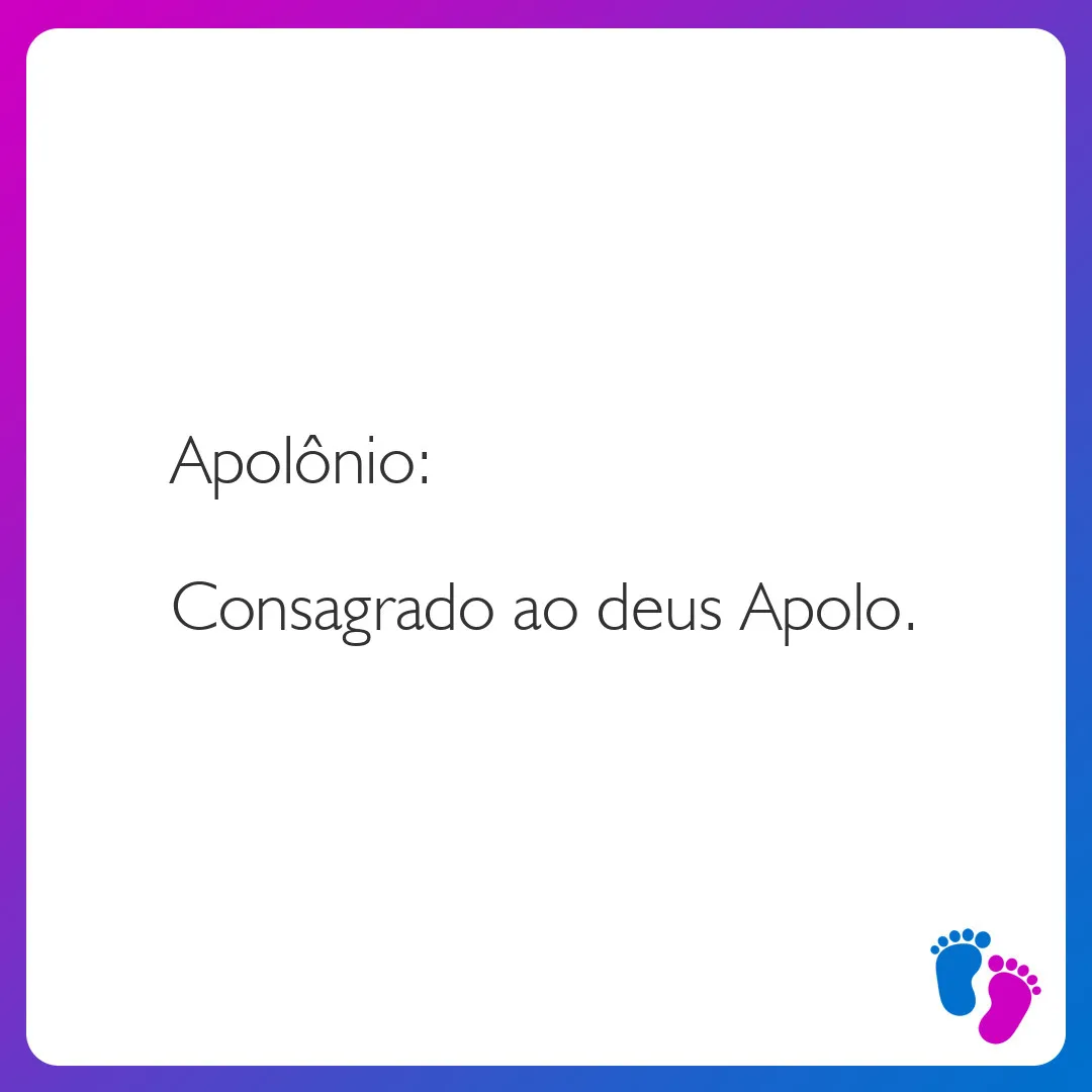 Apolônio | Significado, origem e curiosidades do nome