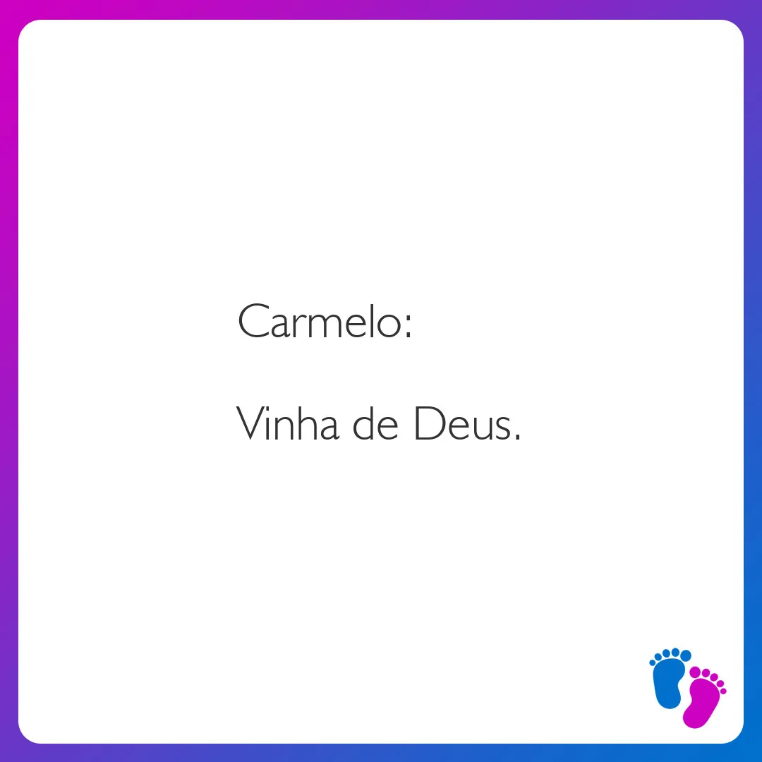 Carmelo | Significado, origem e curiosidades do nome