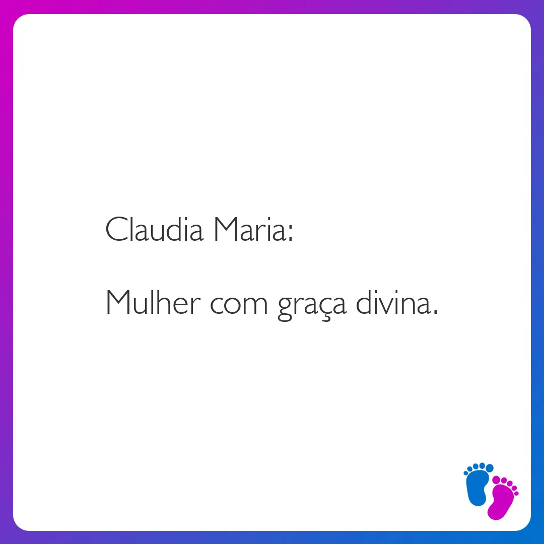 Claudia Maria | Significado, origem e curiosidades do nome