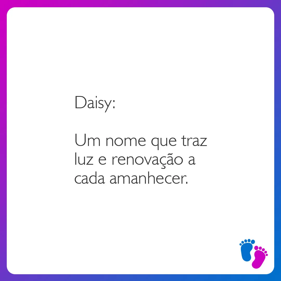Daisy | Significado, origem e curiosidades do nome