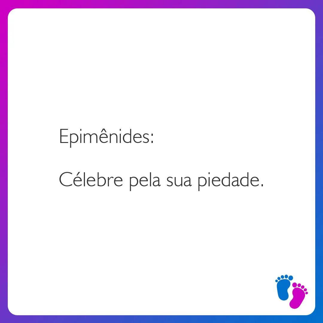 Epimênides | Significado, origem e curiosidades do nome
