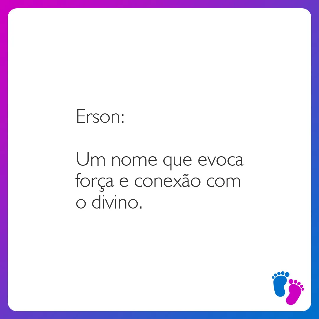 Erson | Significado, origem e curiosidades do nome