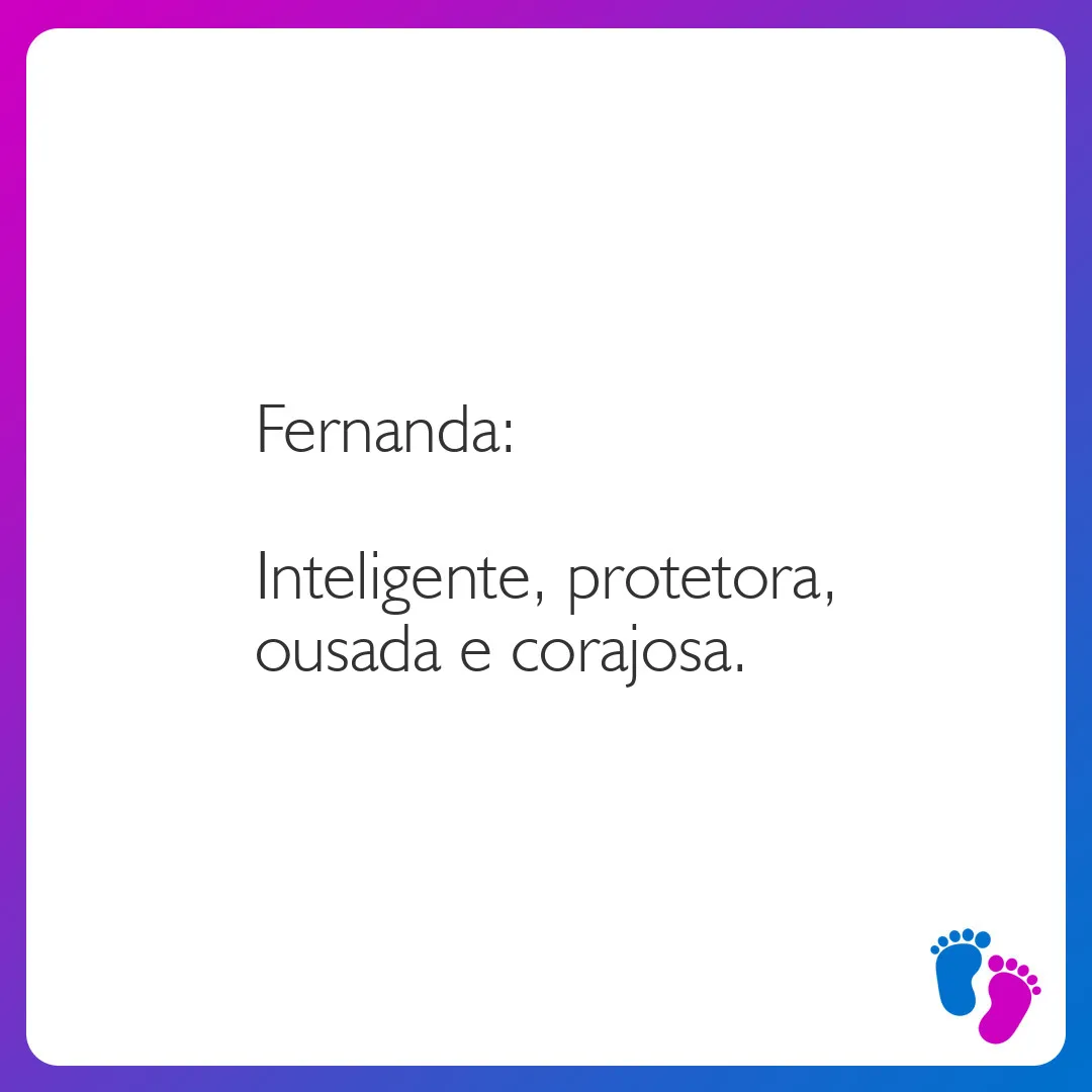 Fernanda | Significado, origem e curiosidades do nome