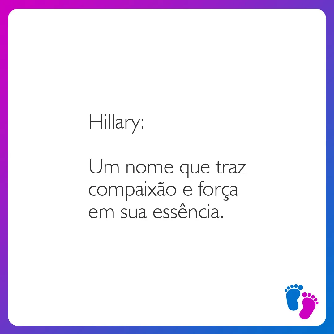 Hillary | Significado, origem e curiosidades do nome