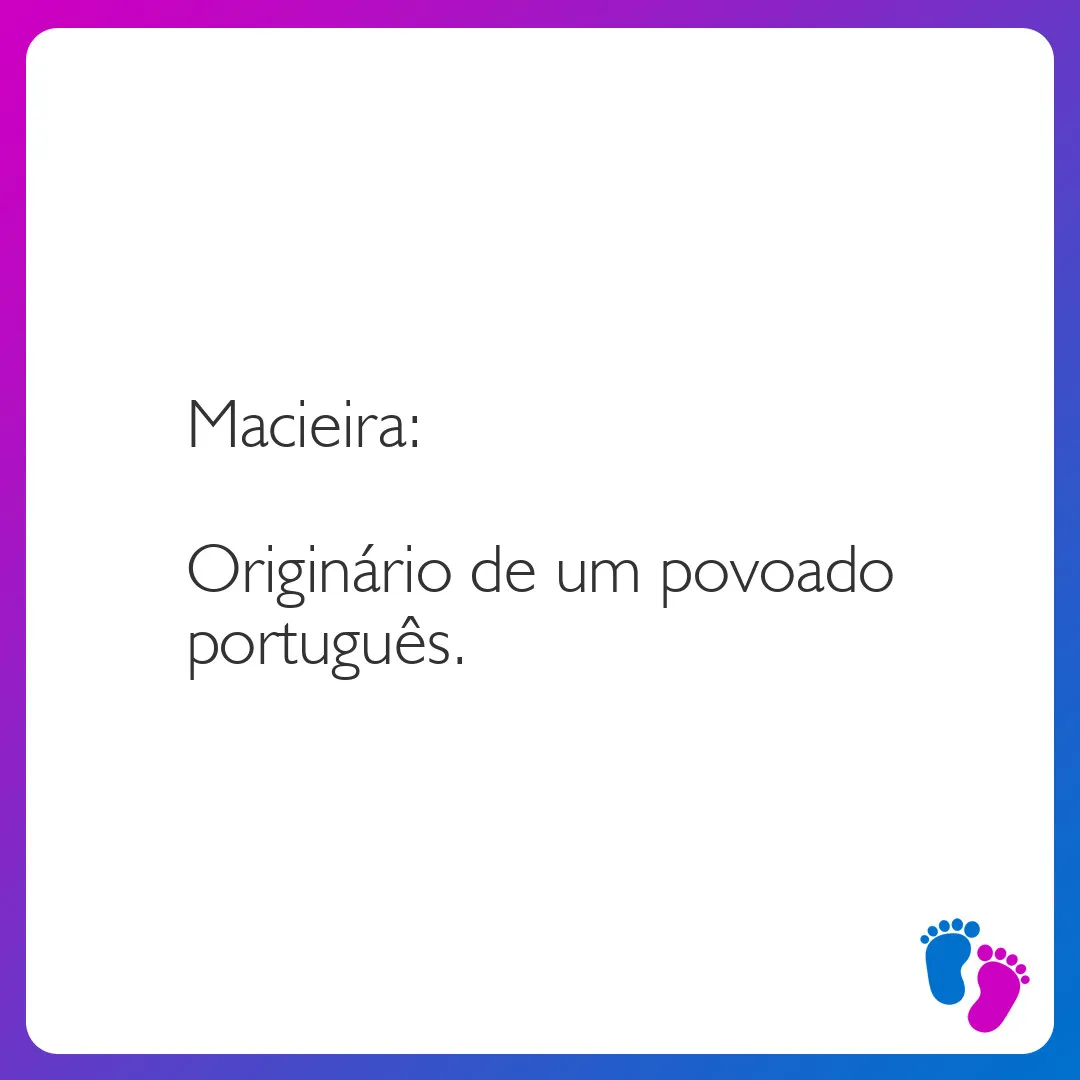 Macieira | Significado, origem e curiosidades do nome