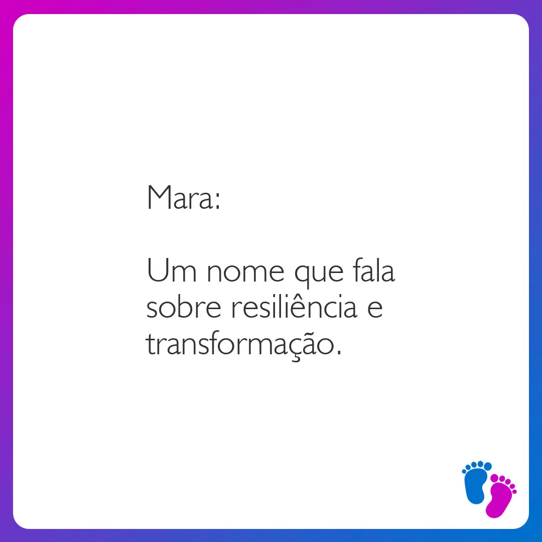 Mara | Significado, origem e curiosidades do nome