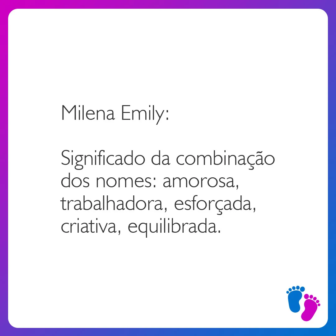 Milena Emily | Significado, origem e curiosidades do nome