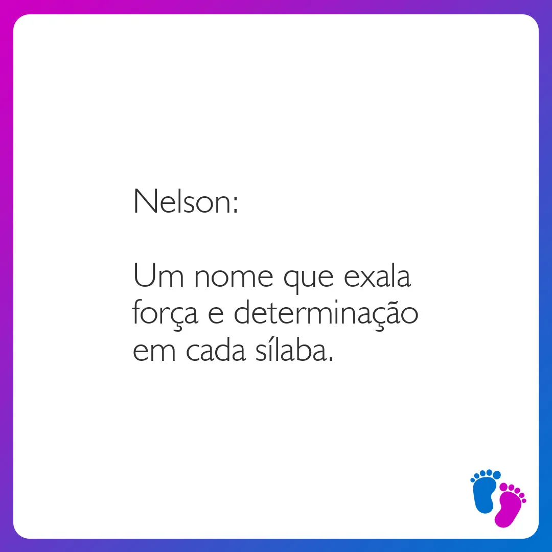 Nelson | Significado, origem e curiosidades do nome