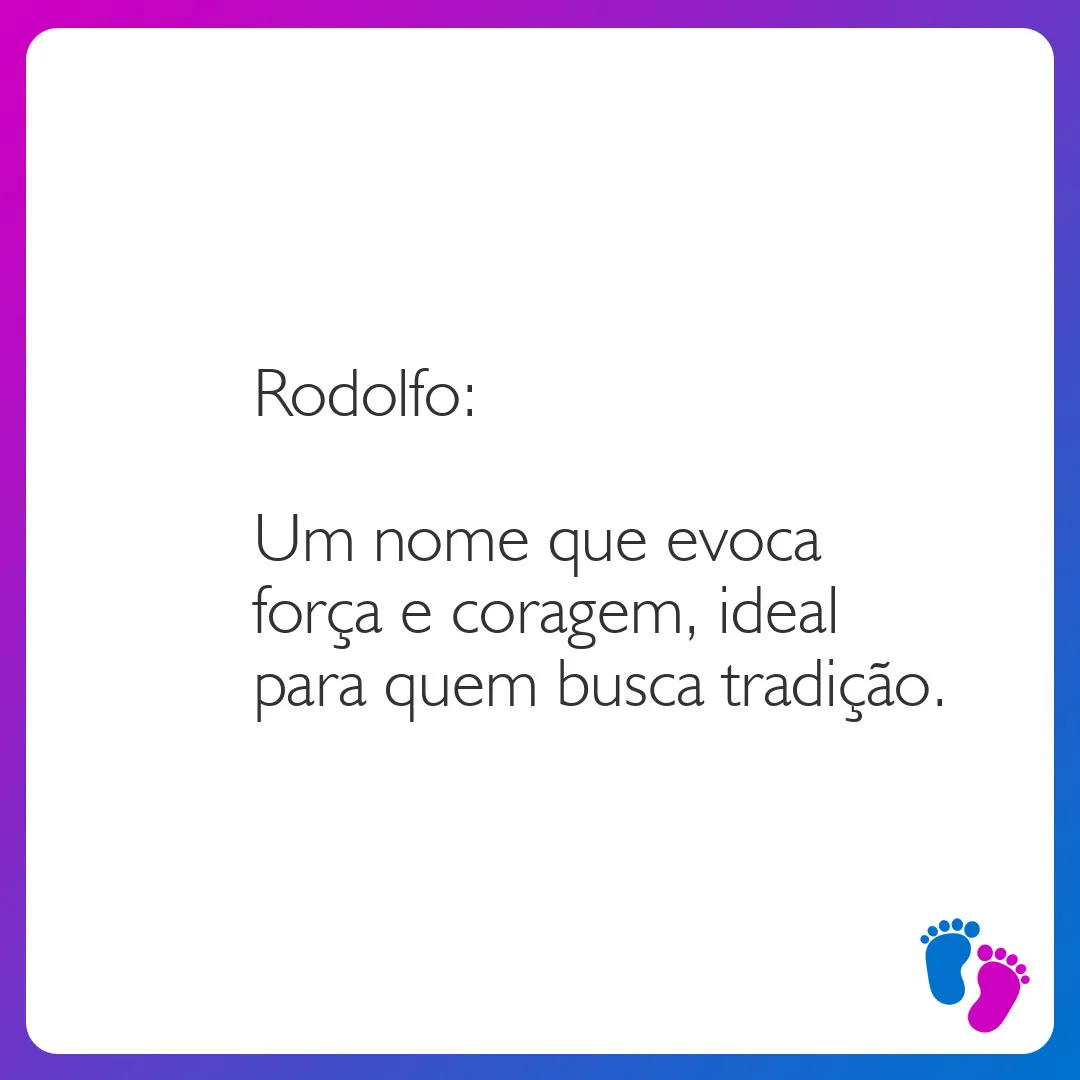 Rodolfo | Significado, origem e curiosidades do nome