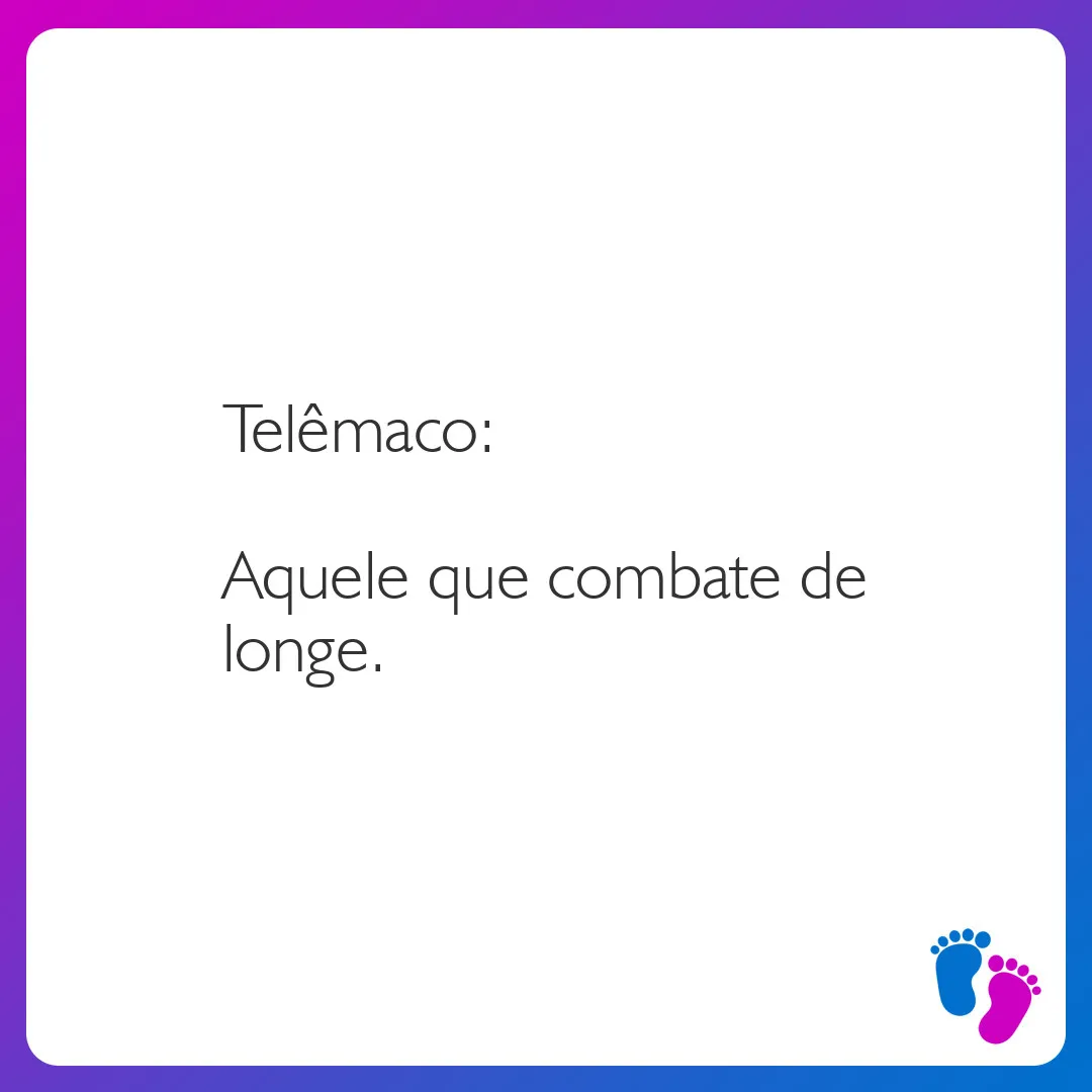 Telêmaco | Significado, origem e curiosidades do nome