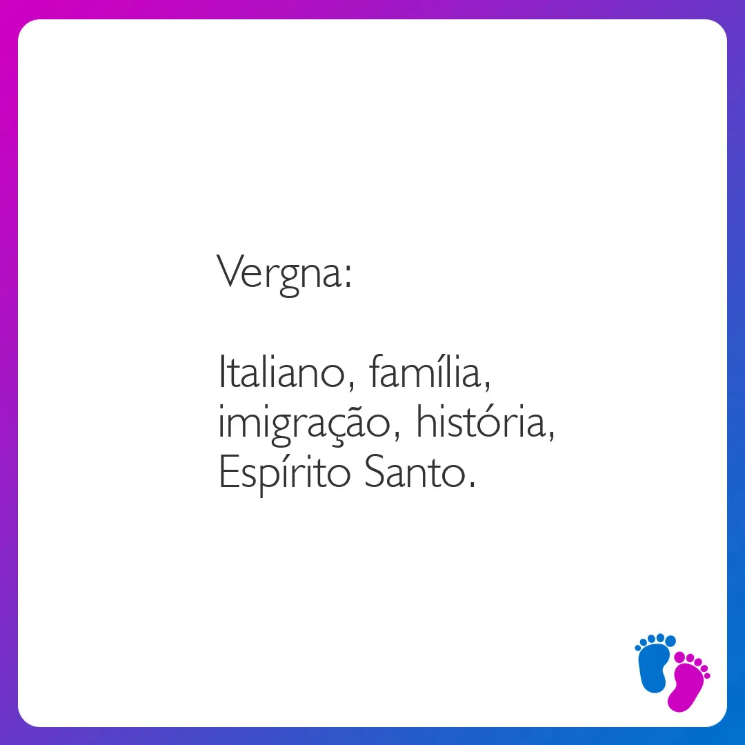 Vergna | Significado, origem e curiosidades do nome